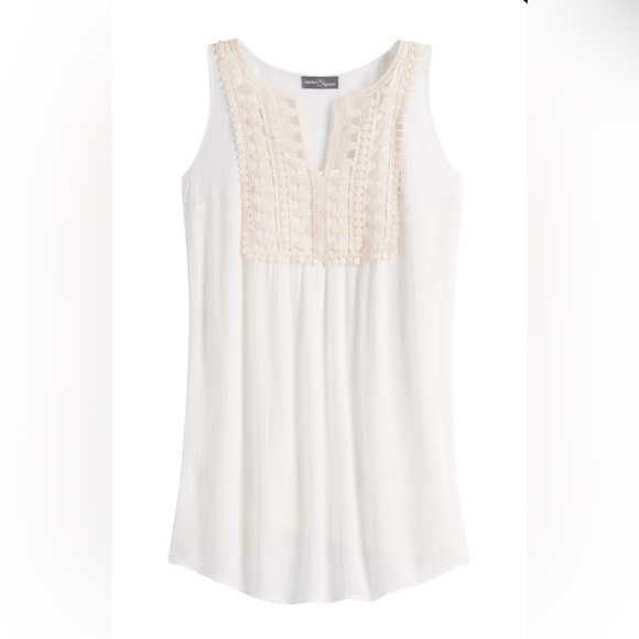 Market & Spruce | Tops | Nova Crochet Detail Tuni | Poshmark